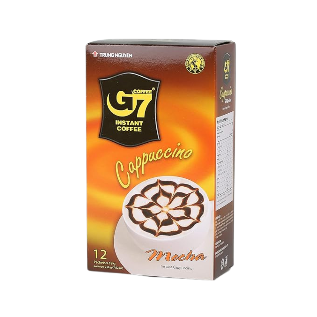 Trung Nguyen G7 Instant Coffee Cappuccino [Mocha] | 越南即溶咖啡卡布奇諾 [摩卡味 ...